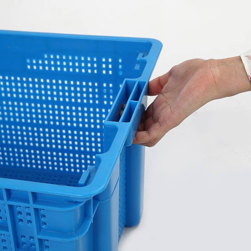 Stacking Plastic Mesh Crates BX0362 - STROBIGO