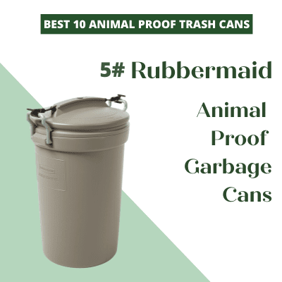 Best 10 Animal Proof Trash Cans for Safe and Critter-Free - STROBIGO